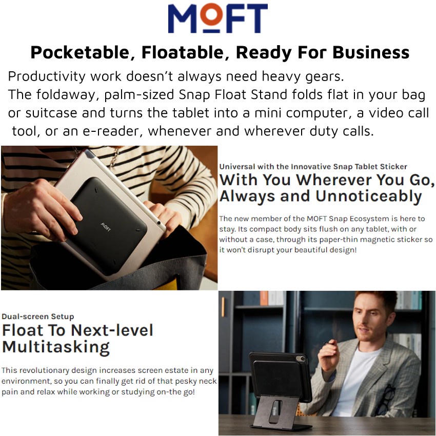 Moft Float Universal Version Tablet Stand Suit For Tablet from 7.9 to ...