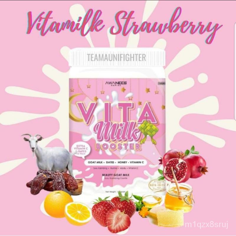 yHjk SUSU VITAMILK STRAWBERRY / VANILA RAYA 100% ORIGINAL BY AWANEES ...