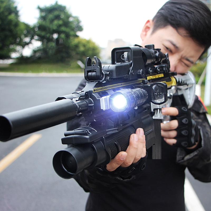 ปืนฉีดน้ำไฟฟ้า M416 แบบ hand-in-one ที่แข็งแกร่งพร้อมคู่มือการกินไก่ ...