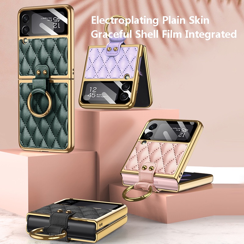 Local StockRing Holder Case For Samsung Galaxy Z Flip 3 5G Cover ...