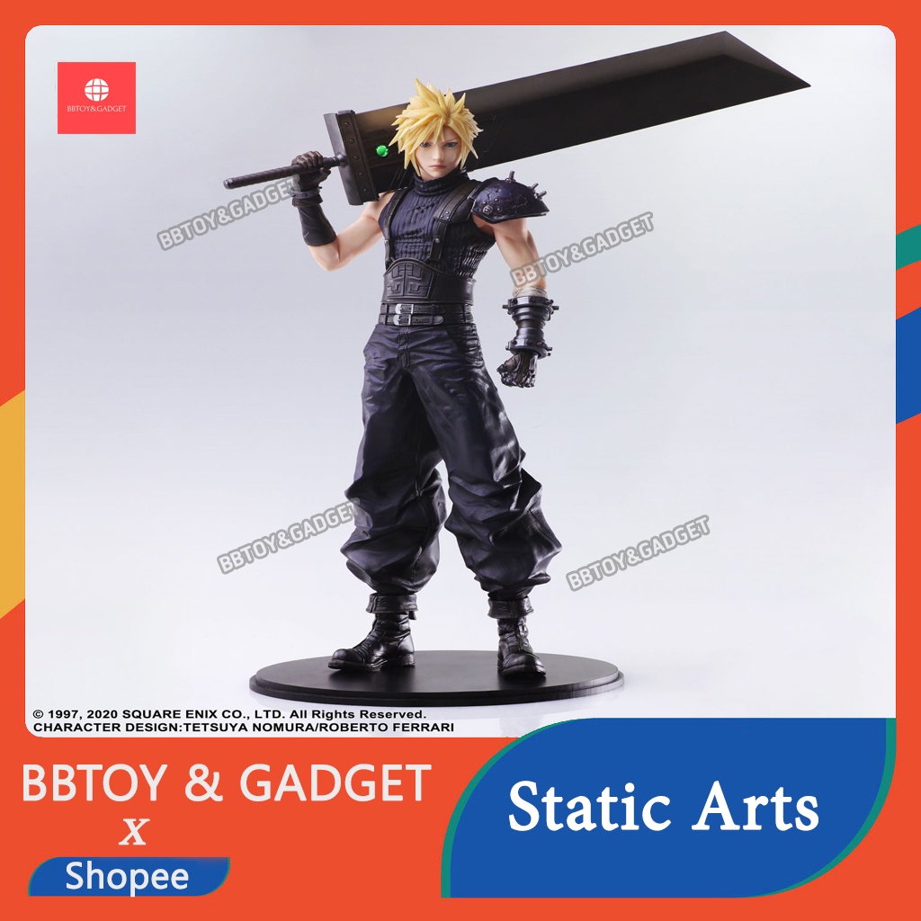 [Pre Order] Final Fantasy VII Remake Static Arts Cloud Strife | Shopee ...