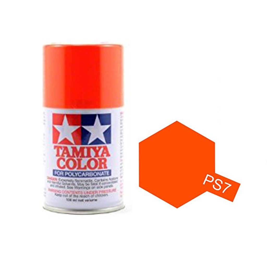 Tamiya PS-7 Orange พ่นบอดี้ใส รถบังคับ | Shopee Thailand