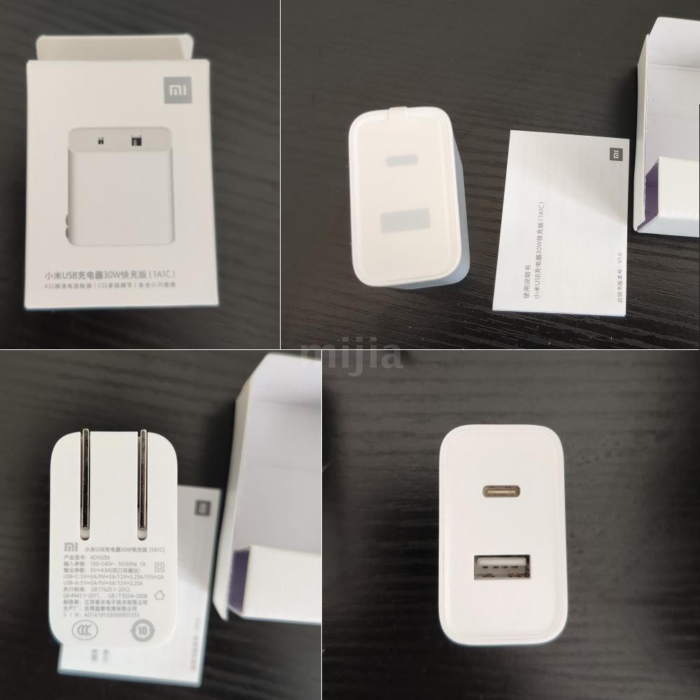 M& J USB Charger 30W Fast Charging 1A1C Mini Travel Charger Dual Output ...