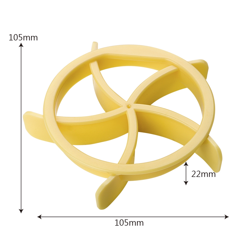 COD/In stock Fan Shaped Dough Cookie Press Bread Rolls Mold Plastic ...