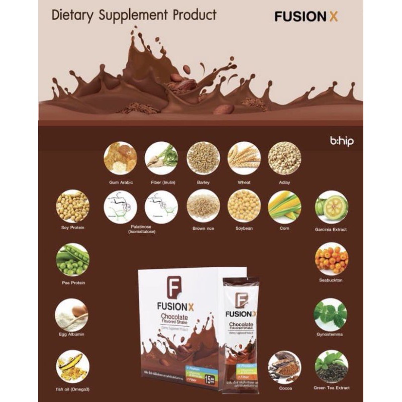 Fusion X (bhip) ????โปรโมชั่น???? แถมฟรี บีกรีน 1 ซอง มูลค่า 200 ...