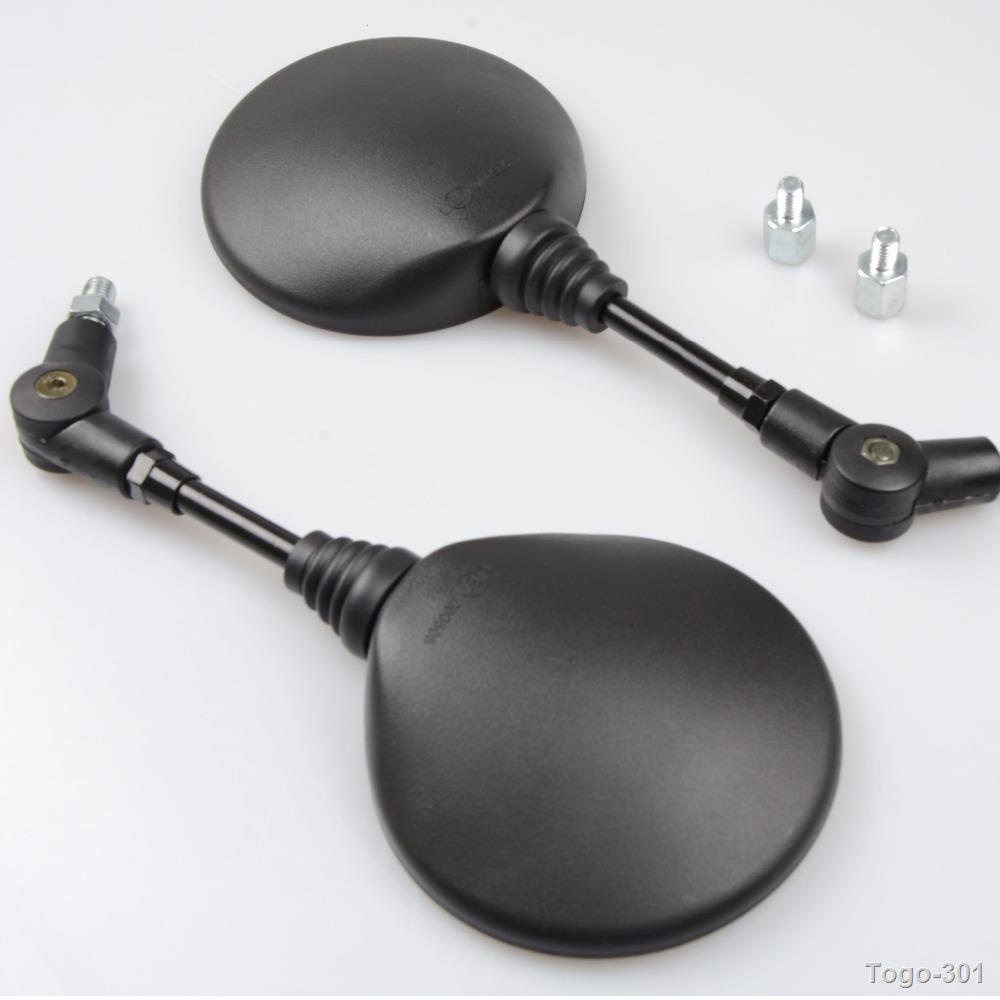 Universal Folding Motorcycle Mirror motorbike Side Mirrors Rearview ...