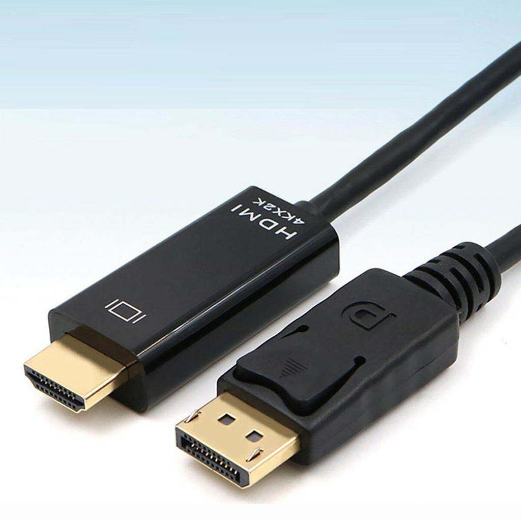 4K*2K Display Port DP Plug To HDMI Male PC Monitor Display / TV 1.8m ...