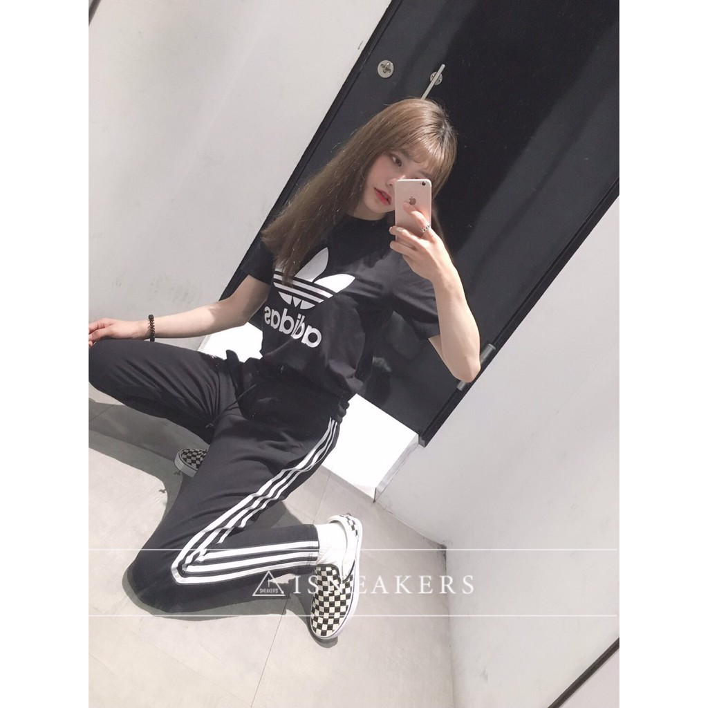 ♈∋ISNEAKERS adidas dry rose short sleeve CE2439 trousers DU8188 side ...