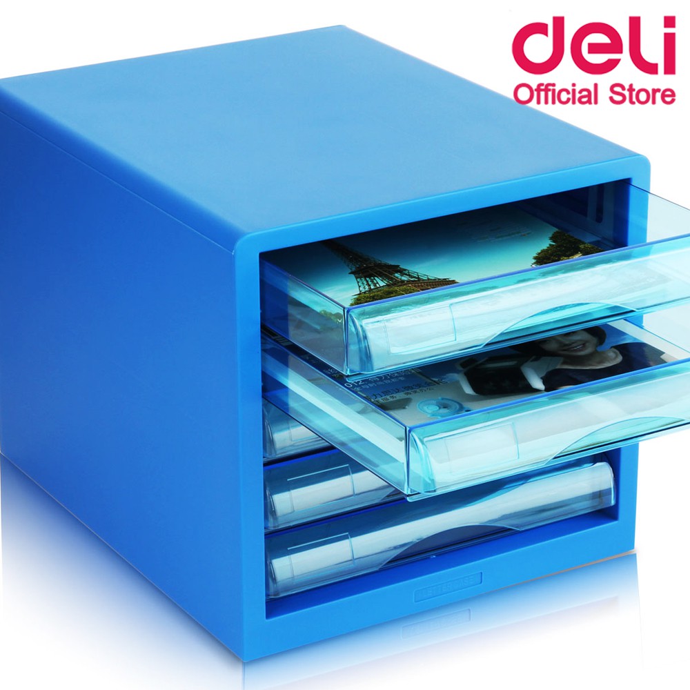 Deli 9777 File Cabinet ตู้เก็บเอกสารแฟนซี ขนาด 275340260mm (A4) แบบ 5 ...