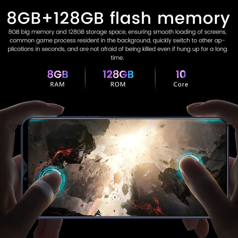 โทรศัพท์มือถือสมาร์ทโฟน 8 gb128 gb 6 . 1 นิ้ว 4000 mah android 9 . 14 g ...