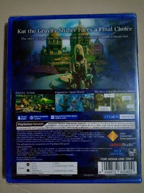 Game PS4 GRAVITY RUSH 2 แผ่นเกมส์ PS4 มือหนึ่ง GRAVITY RUSH 2 (R2EN ...