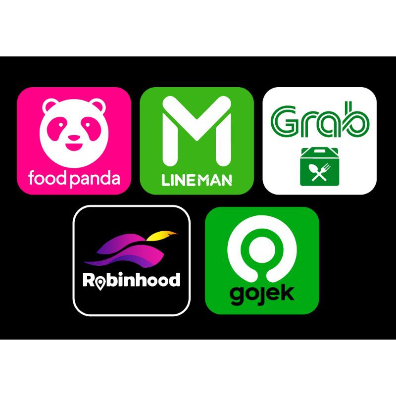 STICKER FOOD DELIVERY | Shopee Thailand