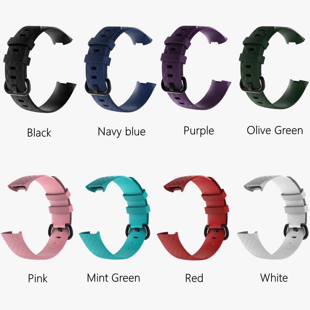 diy Sport watch band for Fitbit Charge 3 4 Charge4 Charge3 SE Band soft ...