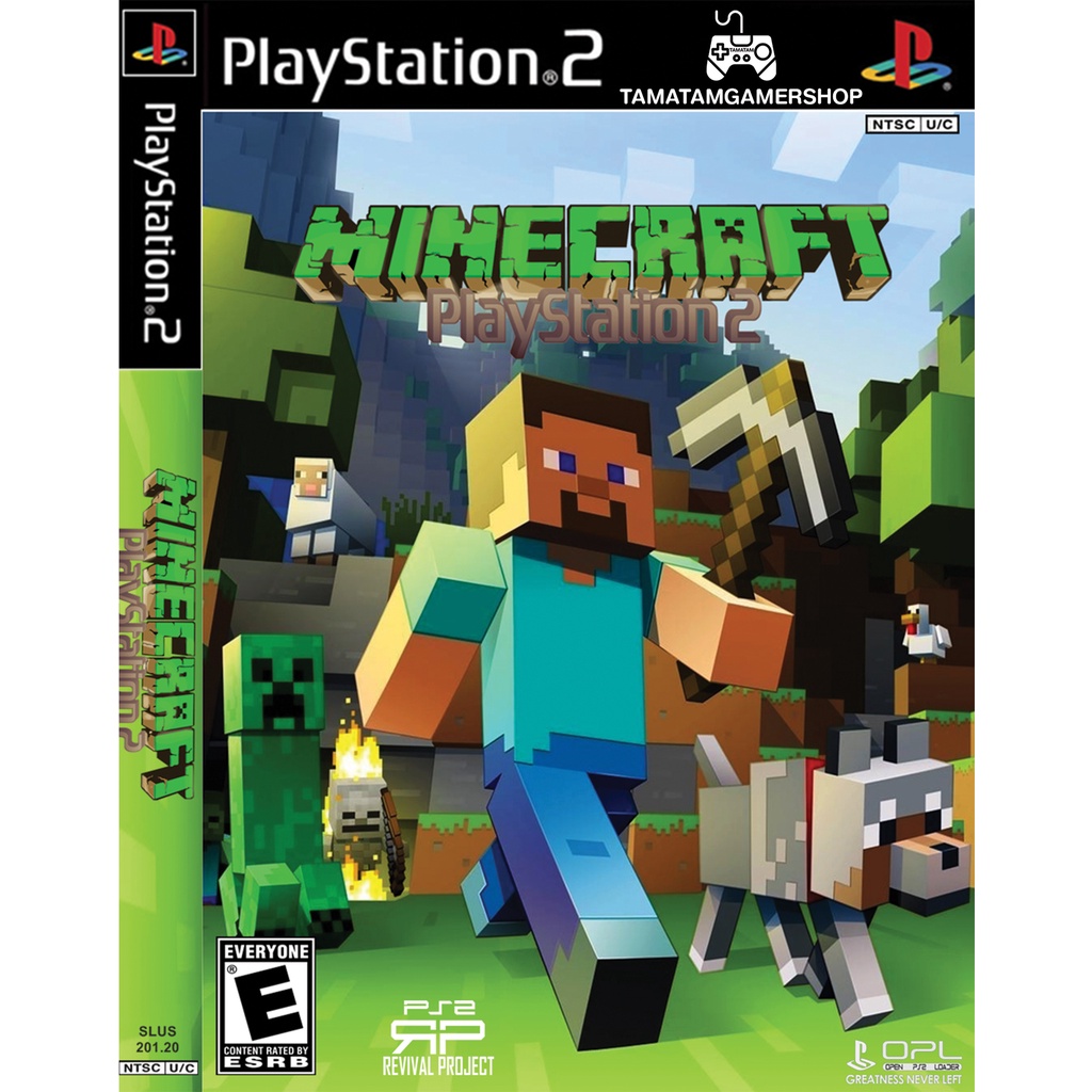 Minecraft PS2 แผ่นเกมส์ps2 เกมเพล2 แผ่นplay2 ตั้งค่าภาพโหมด Y/Cb/Pb/Cr ...