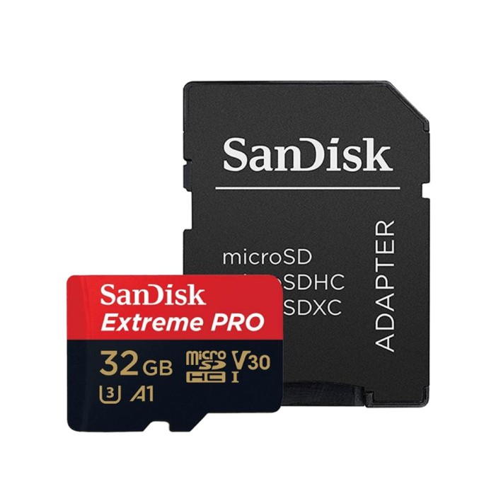 SANDISK 32 GB MICRO SD CARD (ไมโครเอสดีการ์ด) SDHC EXTREME PRO CLASS 10 (SDSQXCG032GGN6MA ...