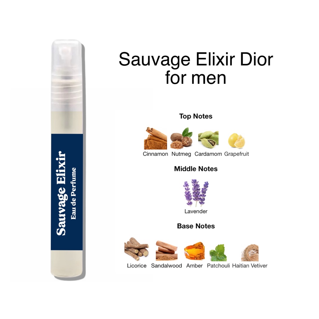 พร้อมส่ง น้ำหอมขนาดทดลอง 10 ml. กลิ่น Sauvage Elixir Dior - madamechubby - ThaiPick