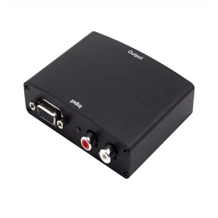 VGA TO HD full hd with audio converter box มีเสียงด้วย - y_shopping ...