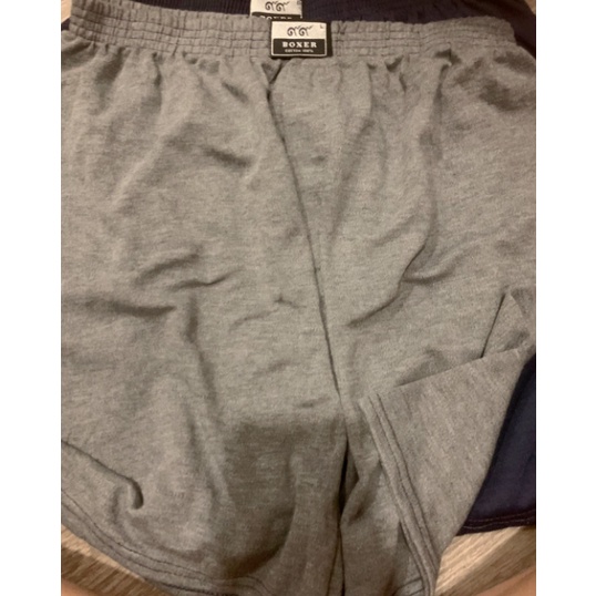 กางเกง Boxer บ๊อกเซอร์ สีพื้น ผ้ายืด ทรงใหญ่ ใส่สบาย คละสี โทนทึบ กางเก ...