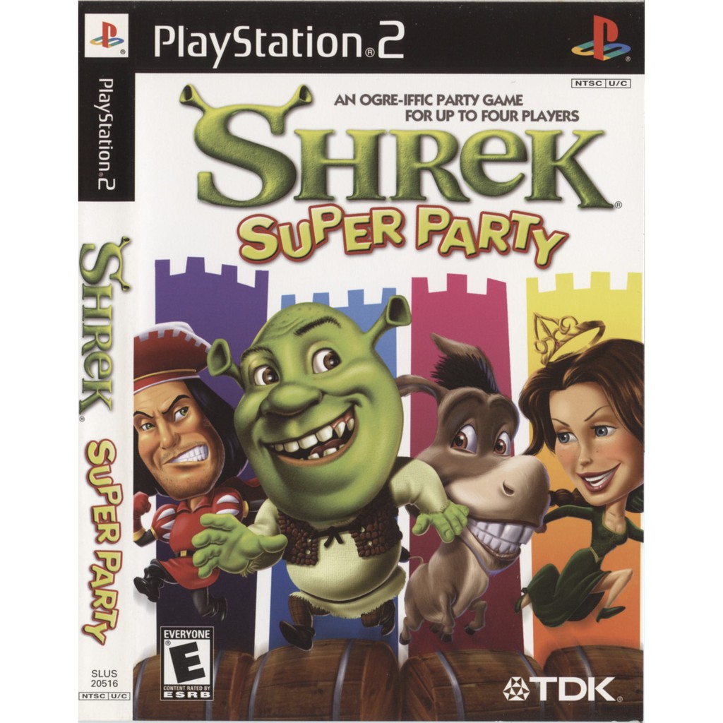 แผ่นเกมส์ Shrek Super Party แผ่นCD PS2 Playstation 2 คุณภาพสูง ราคาถูก ...