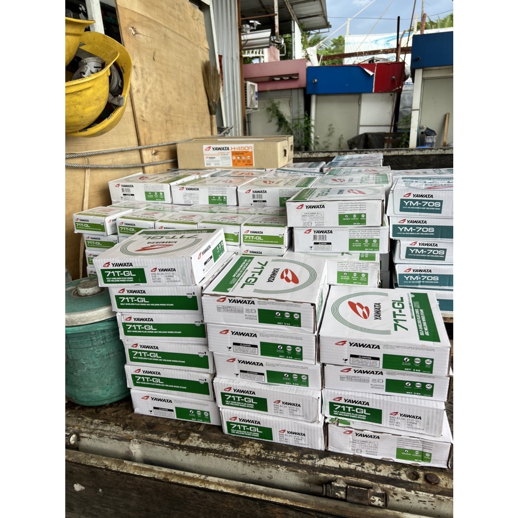 YAWATA ยาวาต้า ลวดเชื่อมมิก MIG ฟลักคอร์ FLUX CORE (ไม่ใช้แก๊ส) รุ่น 71T-GL ขนาด 1.0 มม (น้ำหนัก ...