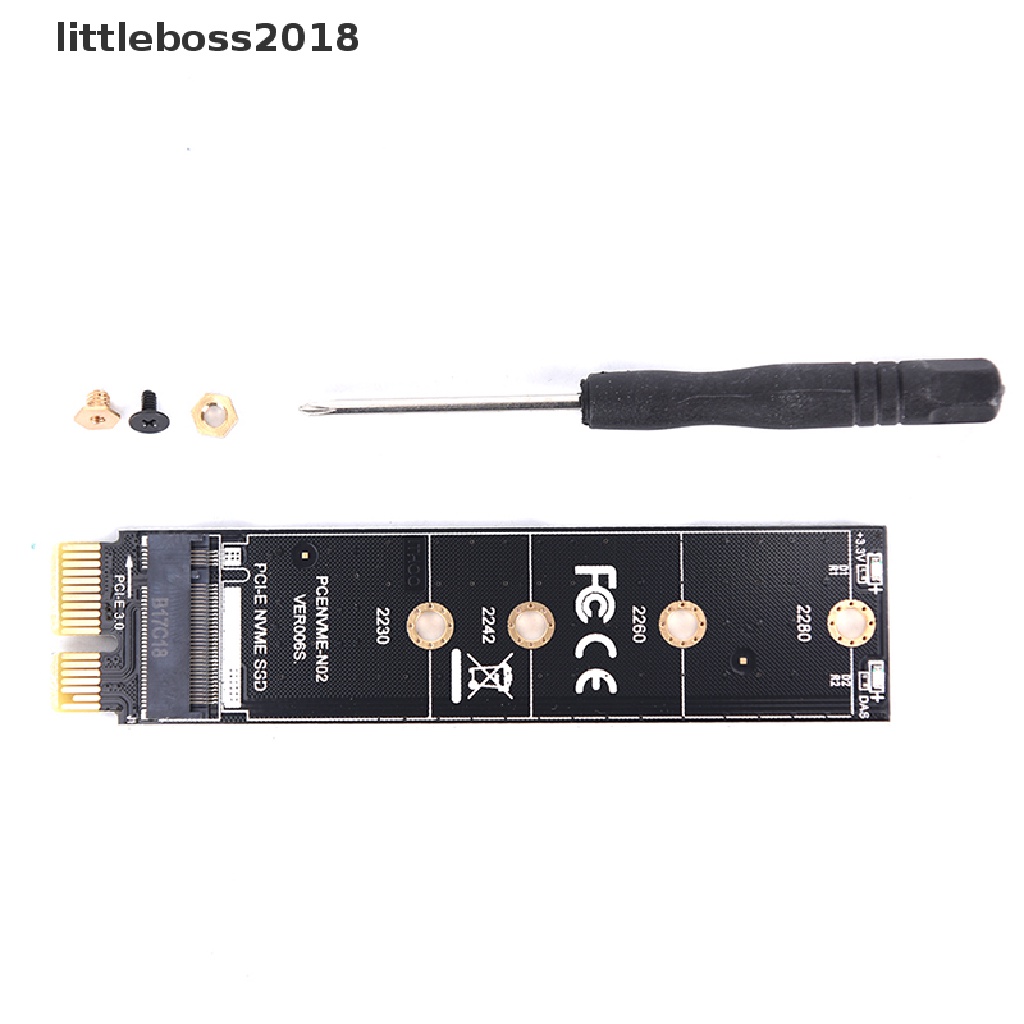 [littleboss2018] Pcie To M2 Adapter Nvme Ssd M2 Pcie X1 Raiser Pci-E ...