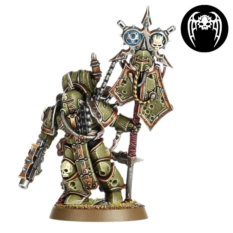 Death Guard - Plague Marines Icon Bearer Marine - Warhammer 40,000 ...