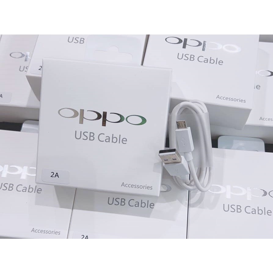 สายชาร์จแท้ OPPO USB 2A ชาร์จเต็มแอมป์ ใช้ได้รุ่น ...