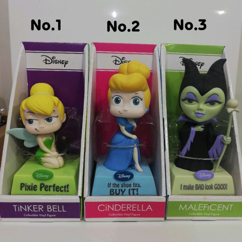 โมเดล Disney Tinker bell Cinderella Maaleficent - naphason_shop - ThaiPick