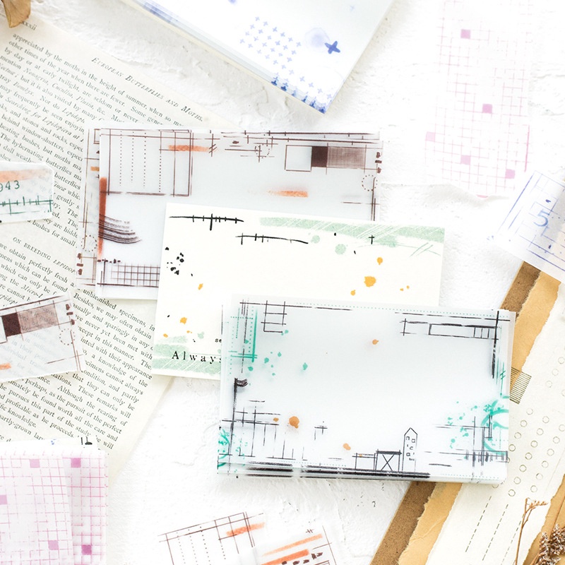 Bean sprouts home note book set self color fragment series simple ins ...