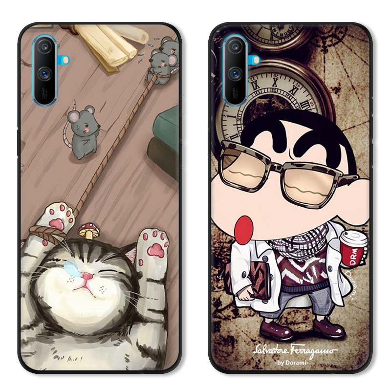 เคสซิลิโคนนิ่ม กันกระแทก สําหรับ Realme C3 Realme C3 OPPO - w520h.th ...