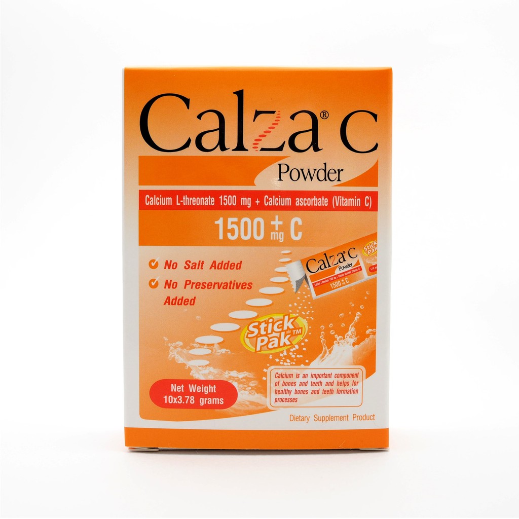 calza powder 1500mg+C 10's | Shopee Thailand