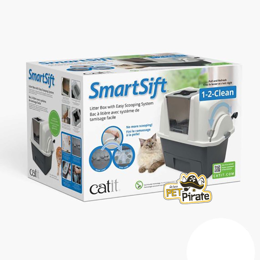 ครบชุด ห้องน้ำแมว Catit SmartSift ถุงด้านบน 1 กล่อง 12 ใบ ถุงด้านล่าง 1 ...