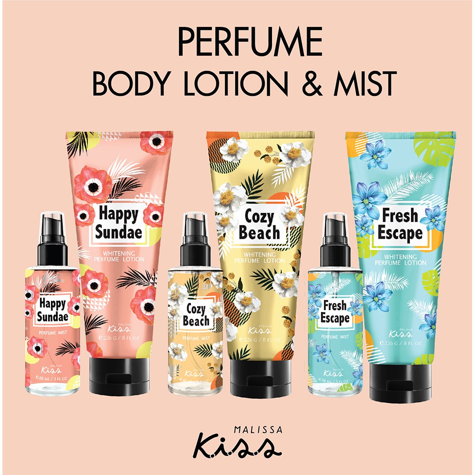 Clearance Malissa Kiss Perfume Body Mist 88ml กรุณาเช็ควันหมดอายุใน ...