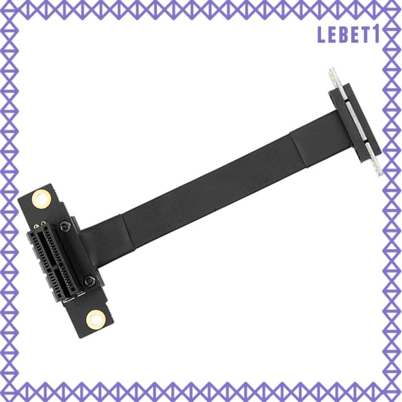 90 Degree PCI Express Extension Cable PCIe x1 to x1 x4 Mini Pci-E Riser ...