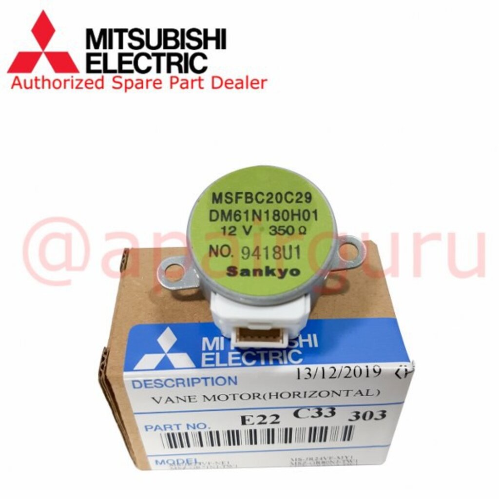 Mitsubishi รหัส E22C33303 VANE MOTOR มอเตอร์สวิง ขึ้น-ลง อะไหล่แอร์ ...