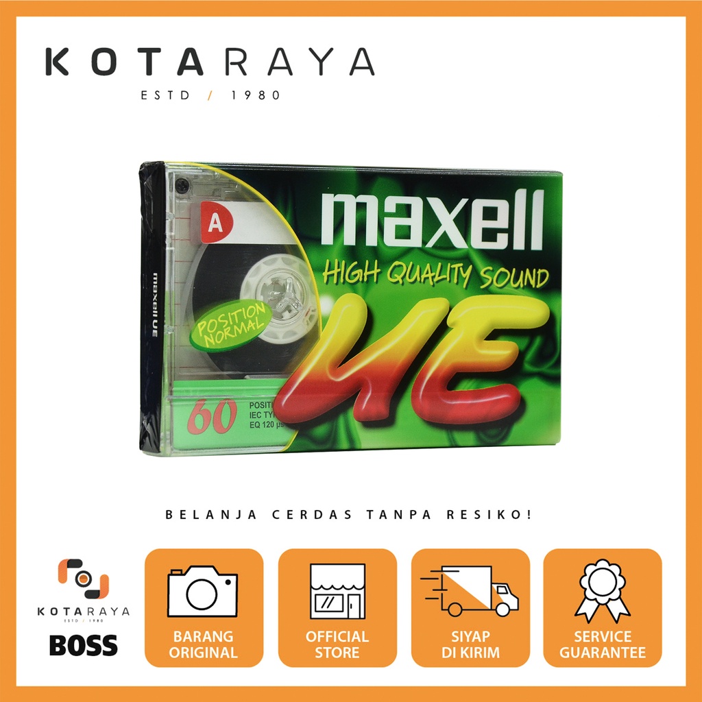 Maxell UE-60XP เทปคาสเซ็ตเปล่า - kotarayafotovideo7d.th - ThaiPick