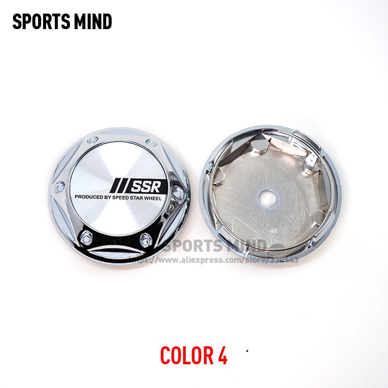 4PCSlot 6864MM Car Wheel Center Hub Caps for SSR PRODUCED BY SPEED STAR ...