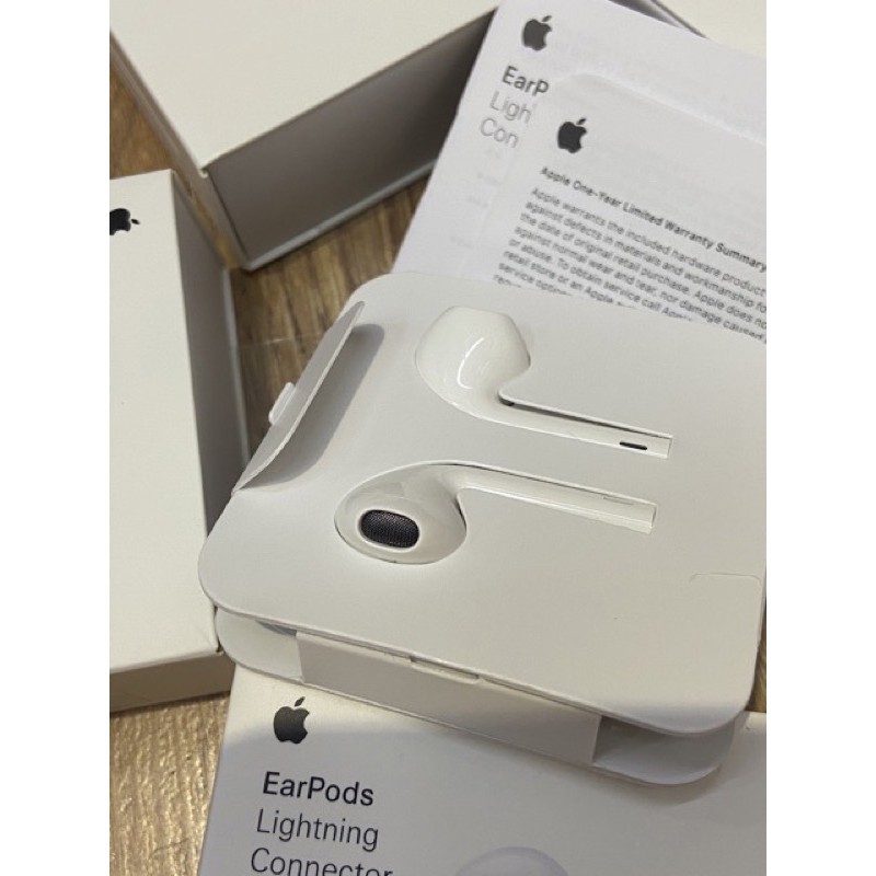 หูฟัง！ หูฟัง ของแท้ 100% Foxconn EarPod Lighting ไม่ต้องต่อบูลทูธ Iphone 7,8,X,Xr,Xs,Xs Mac,11 ...