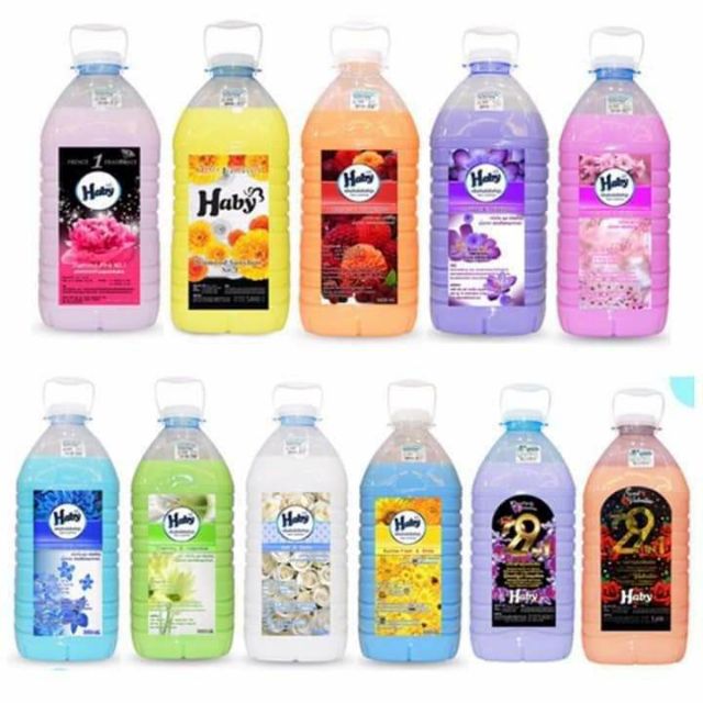 น้ำยาปรับผ้านุ่ม Haby 5700 ml | Shopee Thailand