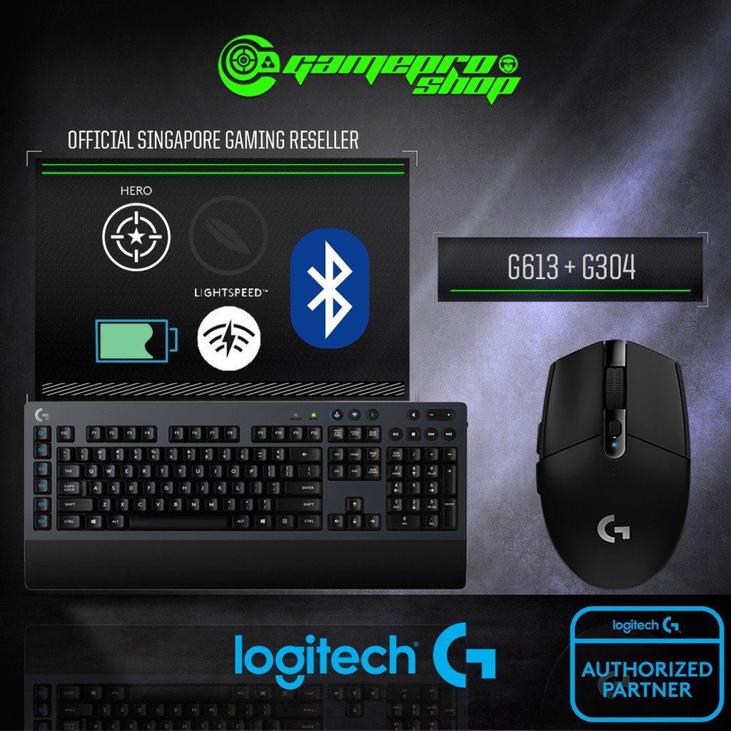 Hot sale-Logitech G613 Wireless Mechanical Gaming Keyboard + G304 ...