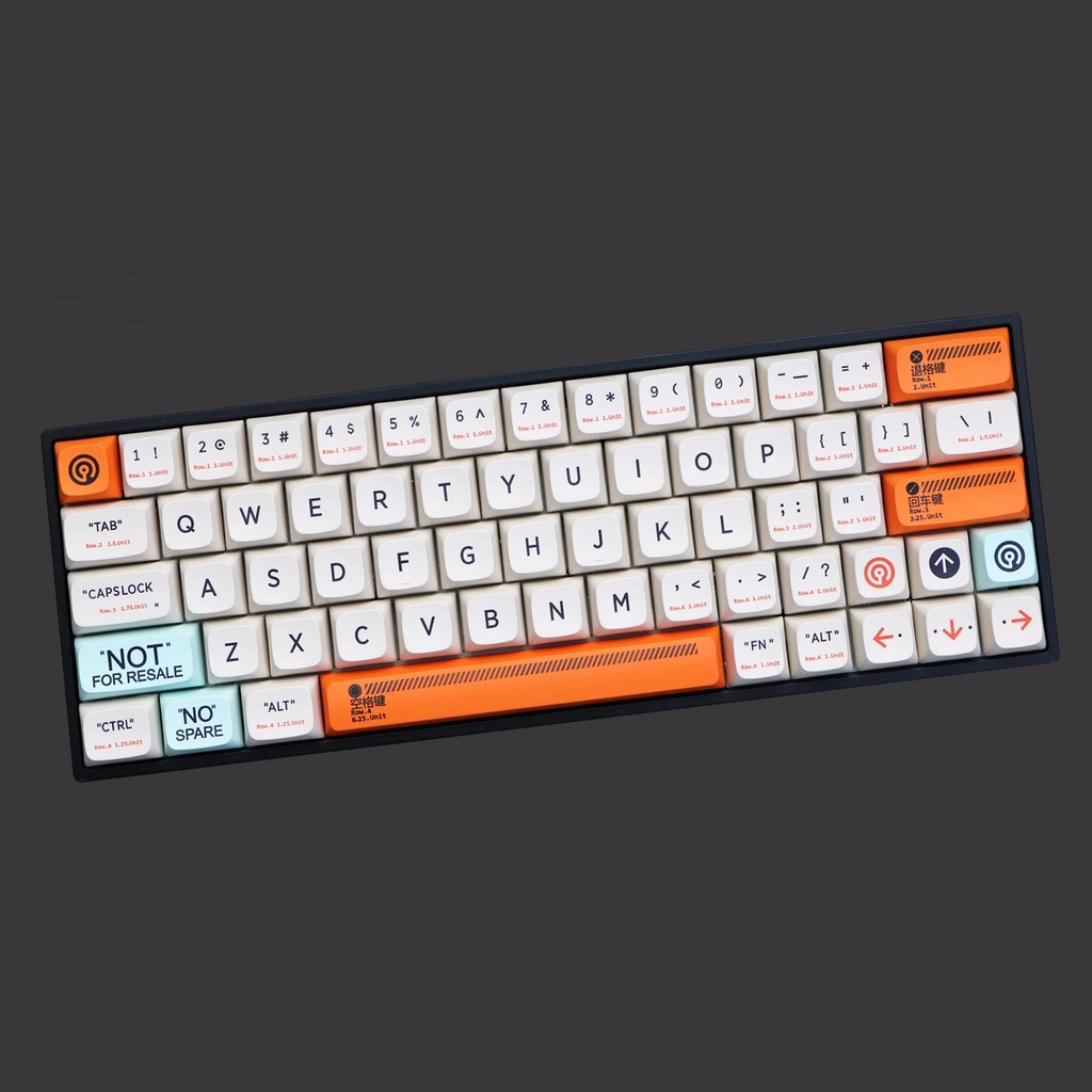 ฝาครอบคีย์บอร์ดพลาสติก 143 คีย์สําหรับ Mx Switch Mechanical Keyboard ...