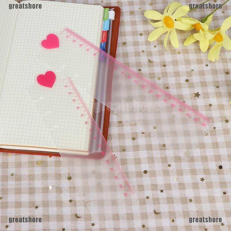 [Outdoor&Home]A5 A6 A7 6 Holes Spiral Planner Accessories Ruler Binder ...