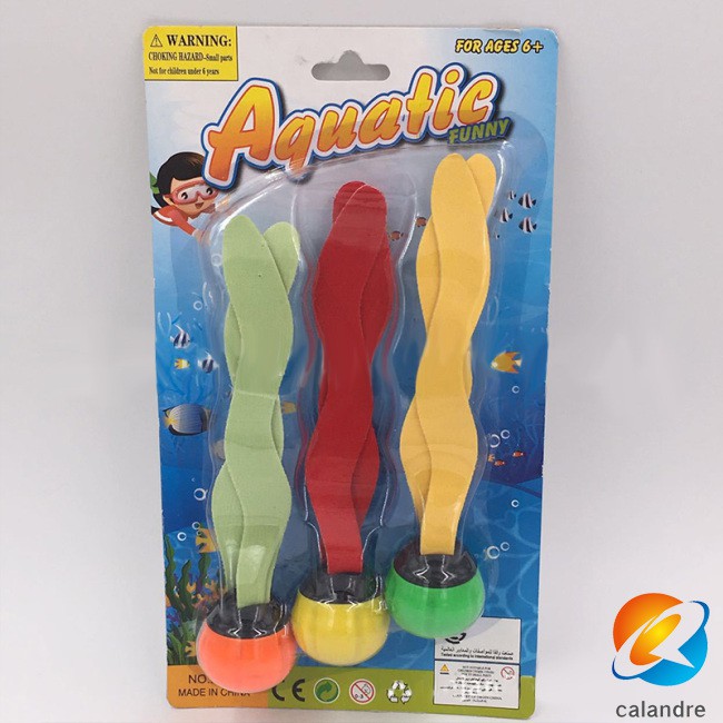 CL 3 Pcs Underwater Grab Dive Seaweed Swimming Pool Water Diving Toy ...