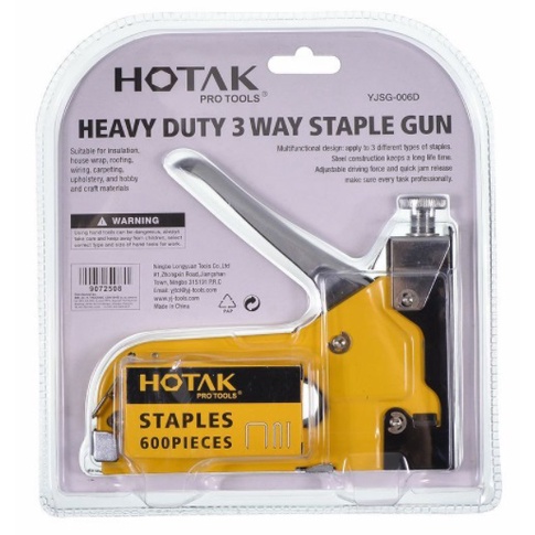 แม็กยิง บอร์ด HOTAK รุ่นทนทานมาก แถมลูกแม็ก 1 กล่อง HOTAK 3-Way Staple ...
