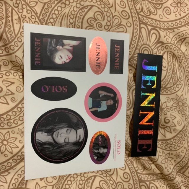 JENNIE SOLO SPECIAL EDITION STICKER SET | Shopee Thailand