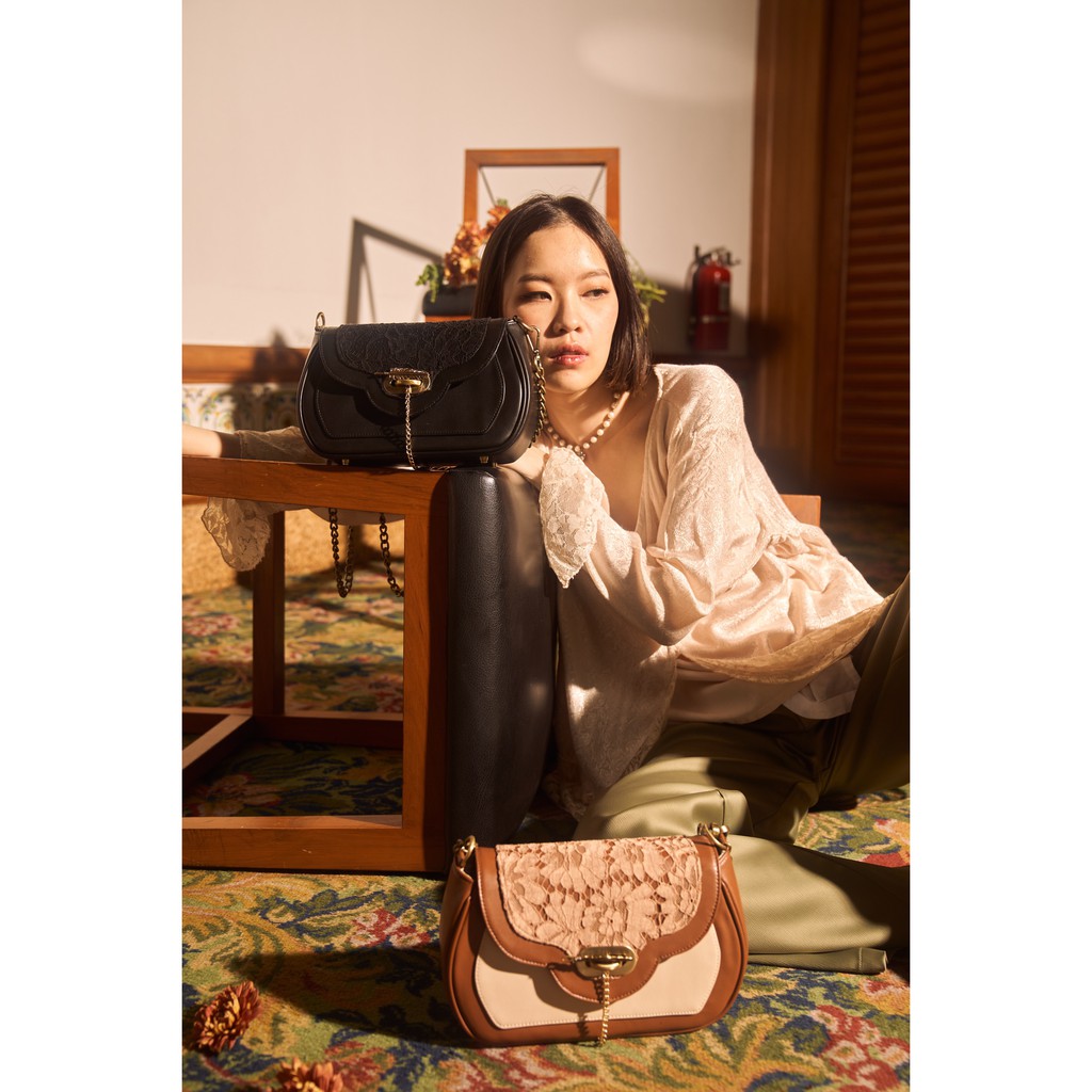 Papapetch - Wildflower lace bag กระเป๋าถือ - papetch - ThaiPick