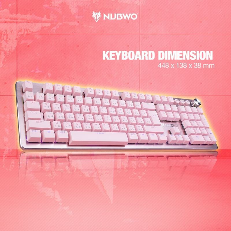 Keyboard NUBWO NK-34 FLICKER - q0rktam99h - ThaiPick