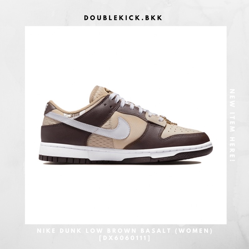 NIKE DUNK LOW BROWN BASALT (WOMEN) [DX6060111] | Shopee Thailand