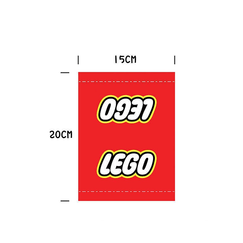 Car Washed Mark Label Lego Personality Lego Tail Car Door Stickers Big ...