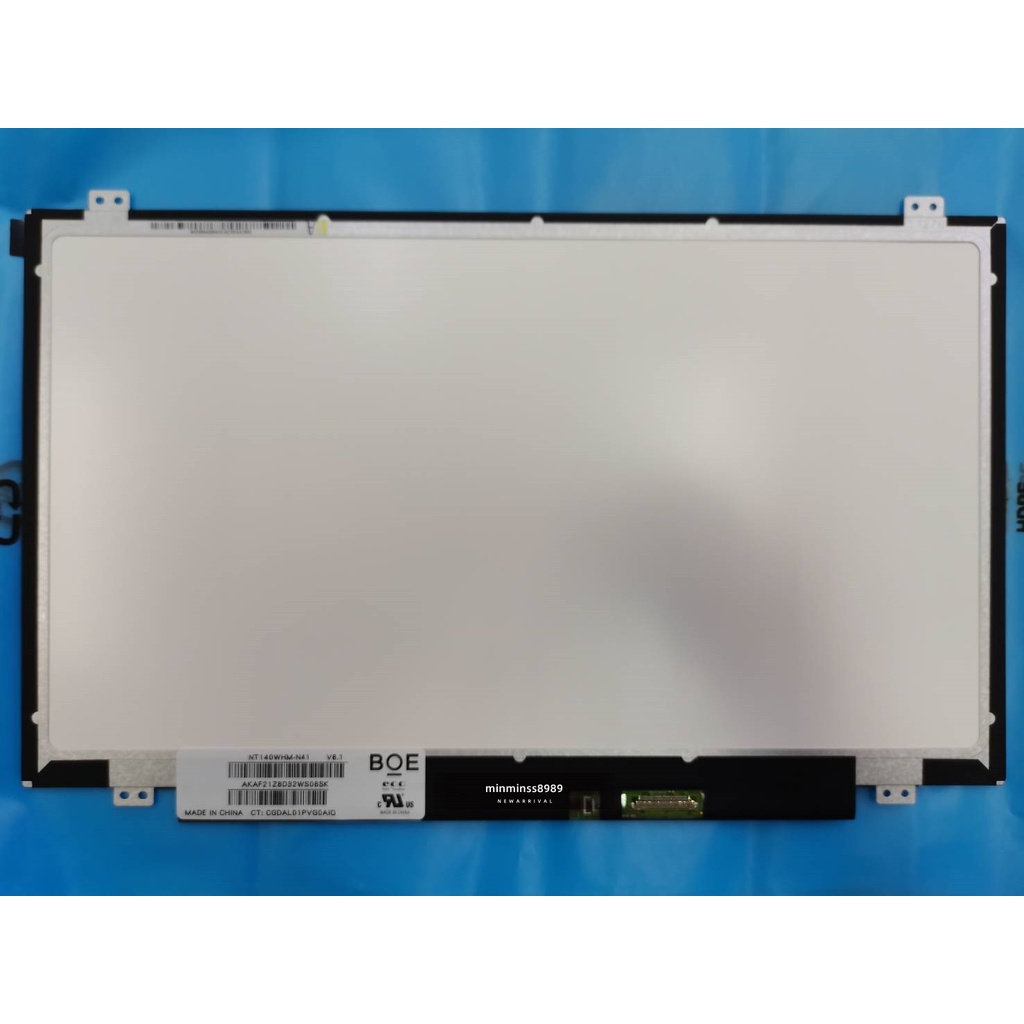 หน้าจอNOTEBOOK LED 14.0SLIM HD 1366768 30PIN(B140XTN02.E)(NT140WHM-N41 ...